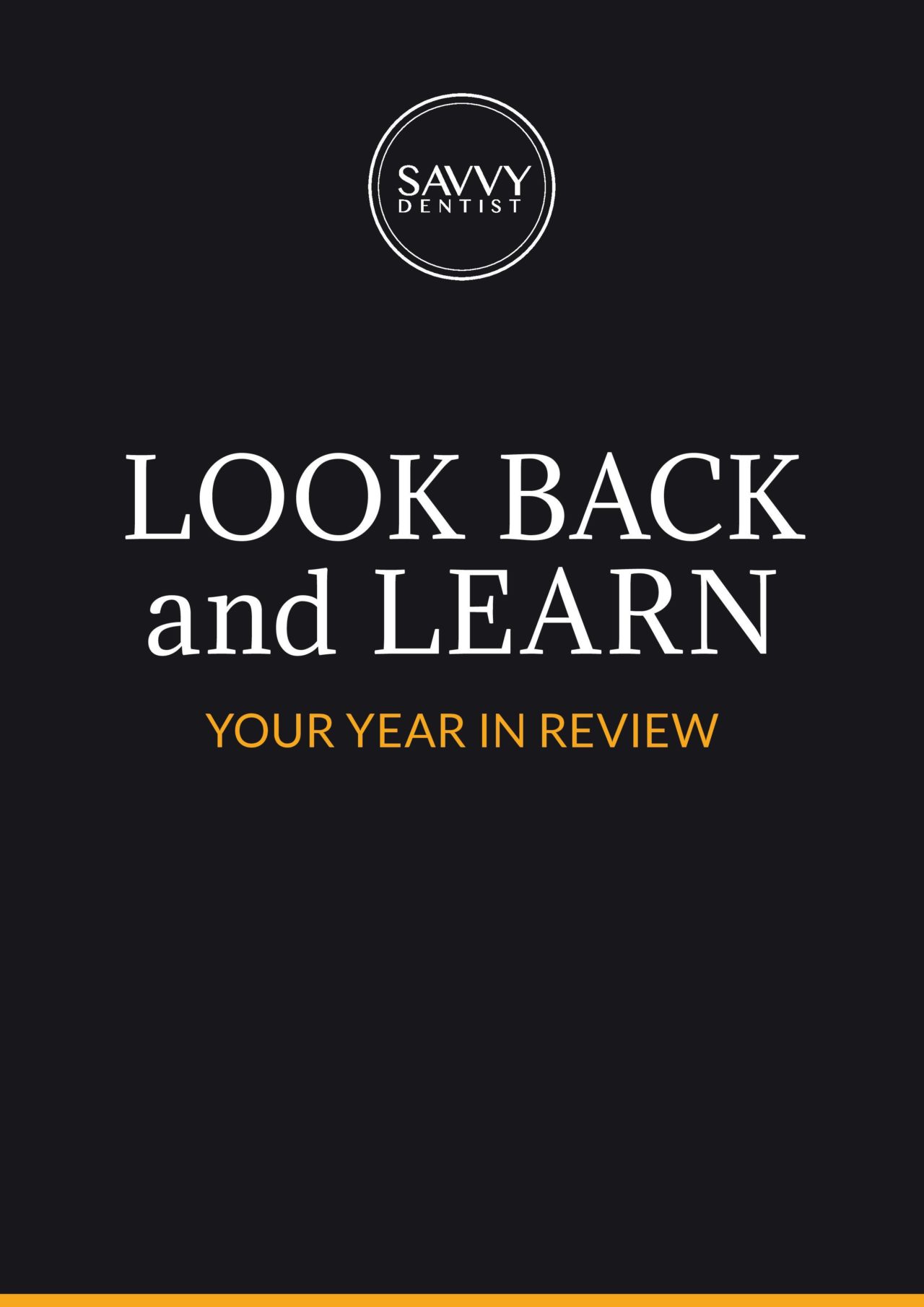 Look back and learn 20201202 WEB-page-001 | Savvy Dentist